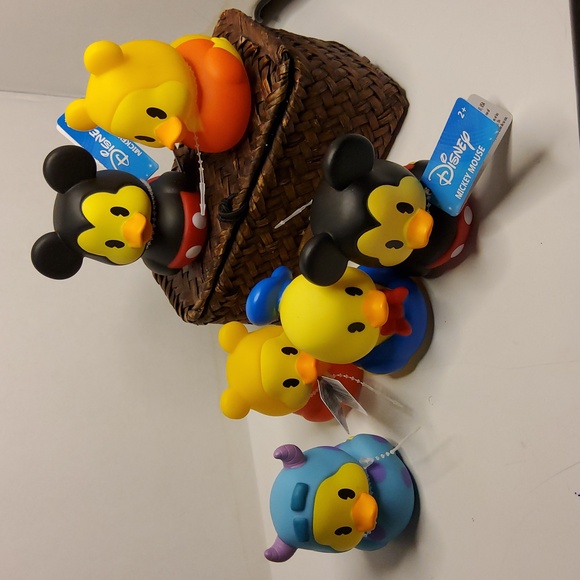 Disney | Toys | Disney Mickey Mouse Rubber Duck Set Multicolor | Poshmark